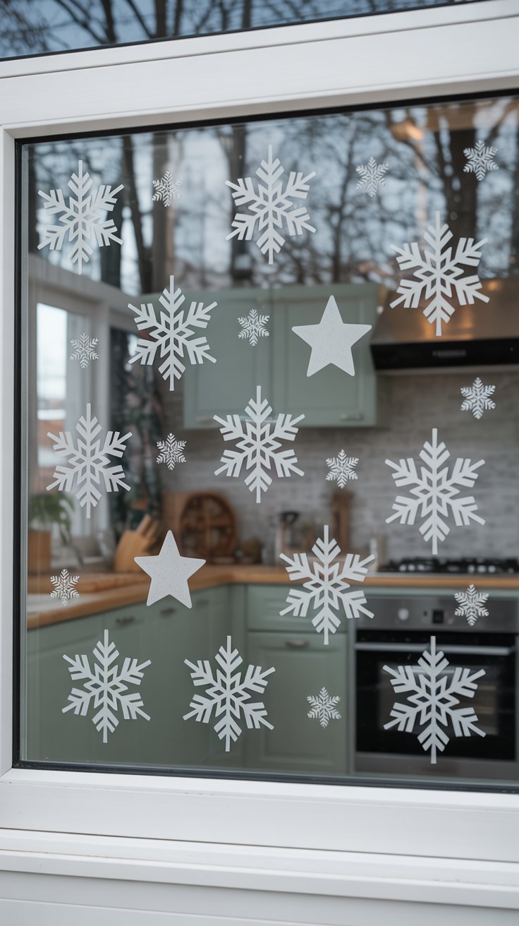 10 Christmas Kitchen Window Decor Ideas That Are Actually Doable ...
