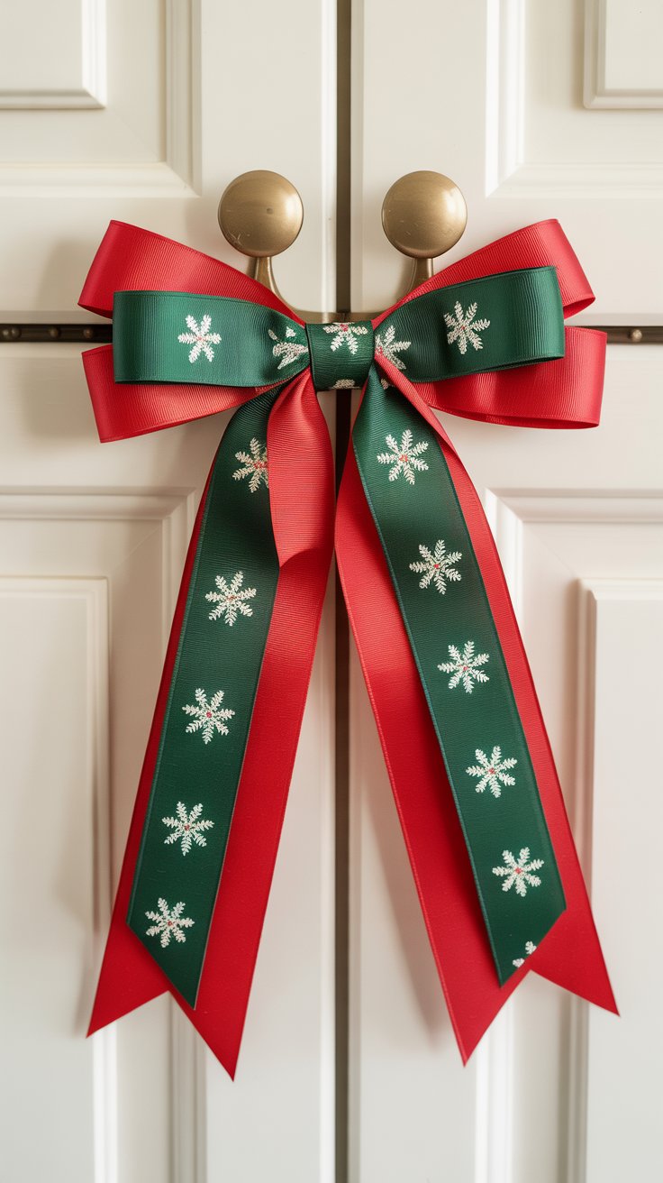 Christmas Bows on Kitchen Cabinets: Easy, Stylish & Totally ...
