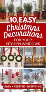 10 Christmas Kitchen Window Decor Ideas That Are Actually Doable ...